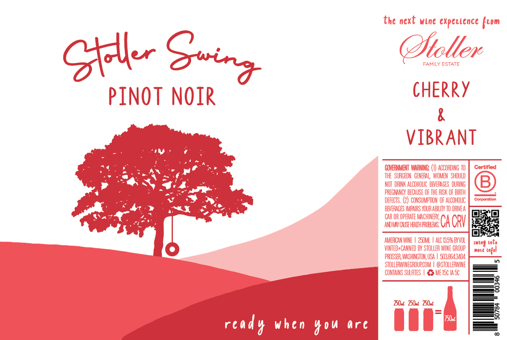 Stoller Swing Pinot Noir (250ml can) – Vintage 38 Wine Merchant