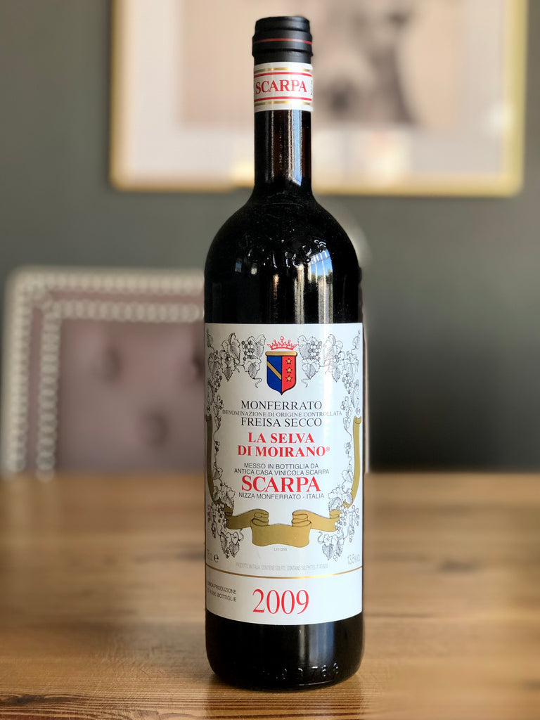 Scarpa "La Selva di Moirano" Monferrato Freisa Secco 2009 – Vintage 38 ...